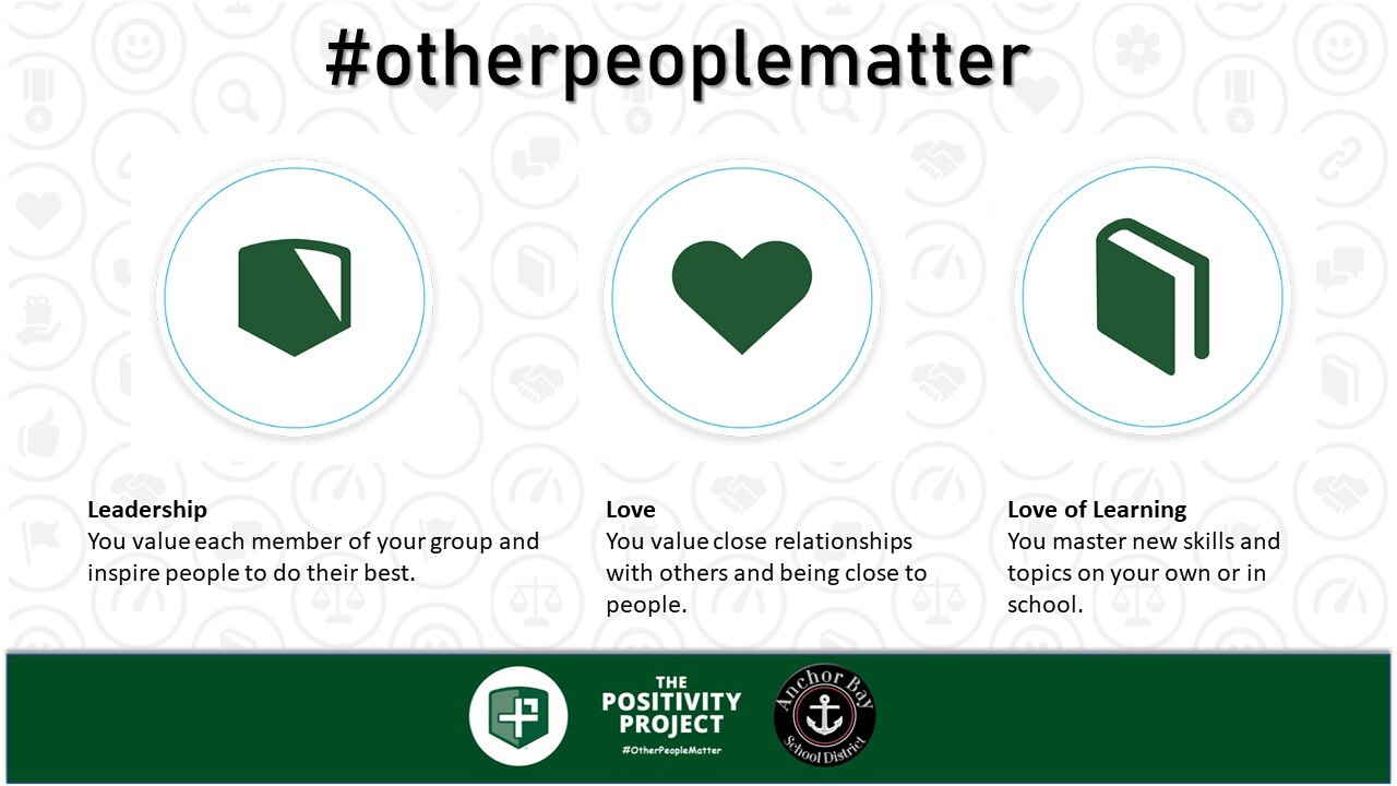 Positivity Project - Students - Home